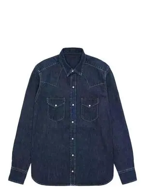FORTELA Flap-pocket Shirt - Blue