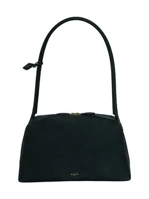 ALAÃA Alaïa Le Bouledogue Bag In Nubuck - Green