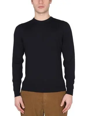 DRUMOHR Wool Jersey With Ribbed Collar - Multicolour