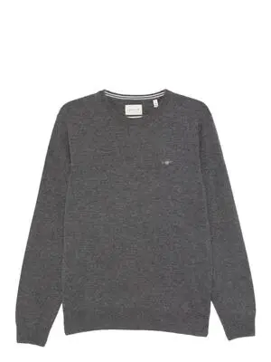 Gant Crew-neck Sweater - Grey