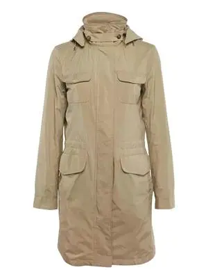 Loro Piana Concealed-hood Coat - Neutrals