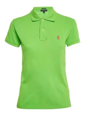 Polo Ralph Lauren Embroidered Cotton Polo Top - Green
