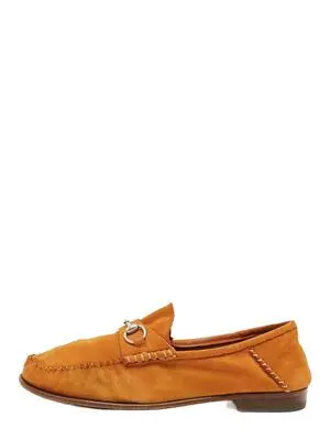 Gucci Gigi Horsebit-detail Leather Loafers - Brown