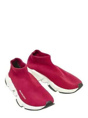 Balenciaga Knit Slip-on Sneakers - Red