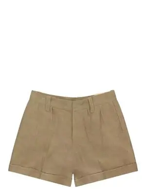 FORTELA Bedford Pleated Shorts - Neutrals