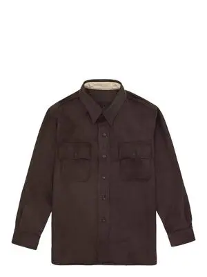FORTELA Cpo2.0 Chest-pockets Shirt - Brown