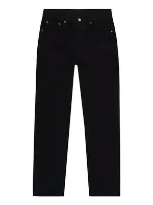 FORTELA 965 John Selvedge Five-pocket Jeans - Black