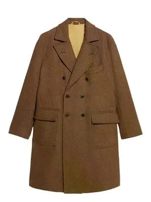 FORTELA Serwilliam1 Double-breasted Coat - Brown