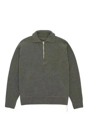 FORTELA Yale Zip Sweater - Green