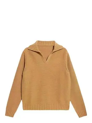 FORTELA Cornell V-neck Sweater - Brown