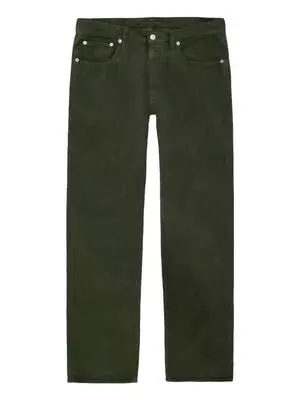 FORTELA Five-pocket Corduroy Trousers - Green