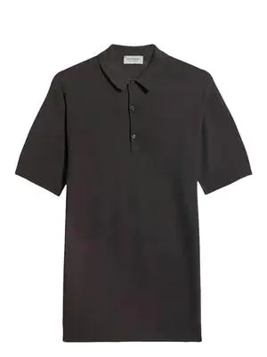 FORTELA Rothpique Short-sleeve Polo Shirt - Brown