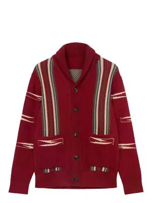 FORTELA Henryc Cotton Cardigan Red