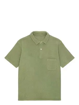 FORTELA Missourim Waffle Pocketed Polo Shirt - Green