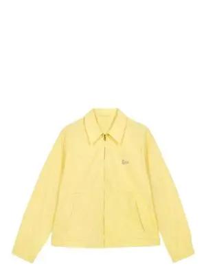 FORTELA Patch Pocket Bomber Jacket - Yellow