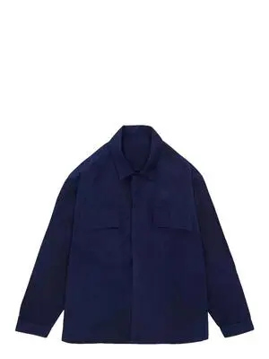 FORTELA Mark Patch-pocket Shirt - Blue