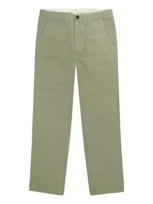 FORTELA Button-fastening Chino Trousers - Green