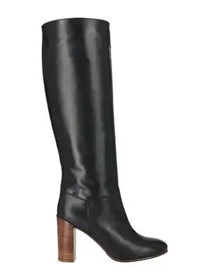 FORTELA Elizabeth Almond-toe Leather Boots - Black