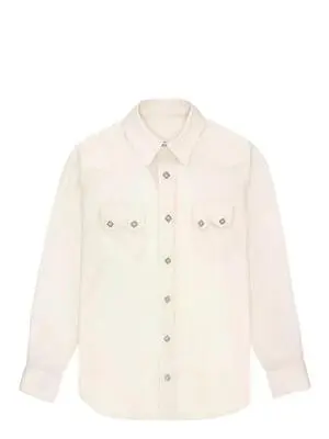 FORTELA Toledo Texan Flap-pocket Shirt - Neutrals