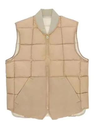 FORTELA Padded Zip-up Gilet - Neutrals