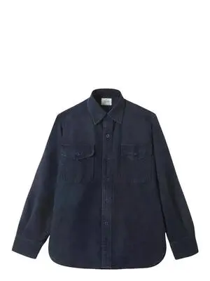 FORTELA Cpo Cotton Shirt - Blue