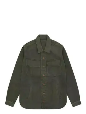 FORTELA Mekongt Front-pockets Overshirt - Green