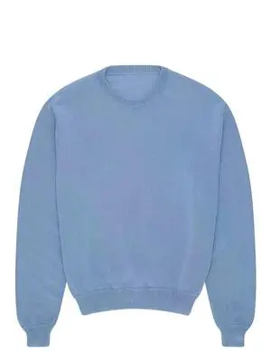FORTELA Ribbed Crew-neck Sweater - Blue