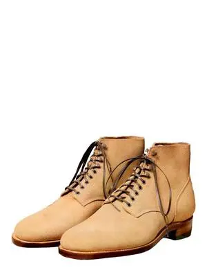 FORTELA Lace-up Leather Boots - Neutrals