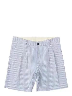 FORTELA Striped Bermuda Shorts - White
