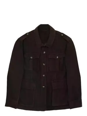 FORTELA Owen Front-pockets Jacket - Brown