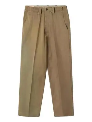 FORTELA Thomas Button-cuff Chino Trousers - Neutrals