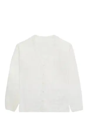 FORTELA Front-pocket Cardigan - White