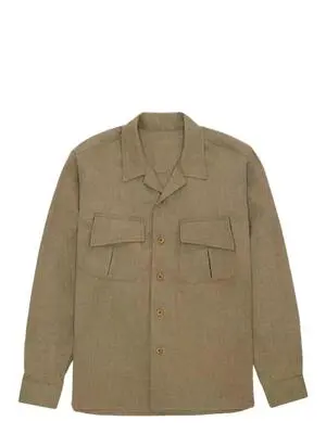 FORTELA Fox Buttoned Overshirt - Green