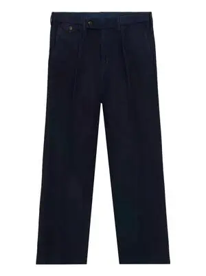 FORTELA Riviera Reversed Canvas Trousers - Blue
