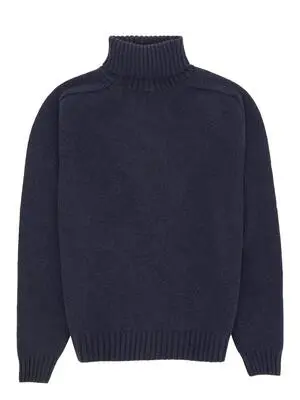 FORTELA Martin High-neck Merino Wool Sweater - Blue