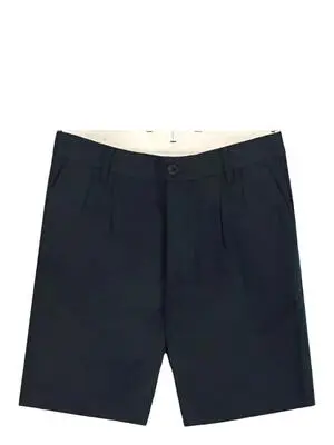 FORTELA Pleated Bermuda Shorts - Blue