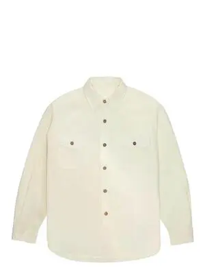 FORTELA Buttoned-pockets Overshirt - Neutrals