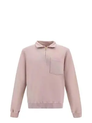 FORTELA Cotton Zip-up Sweatshirt - Pink