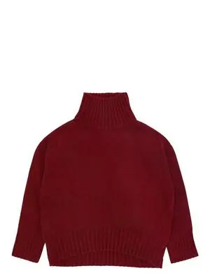 FORTELA High-neck Cashmere Sweater - Red