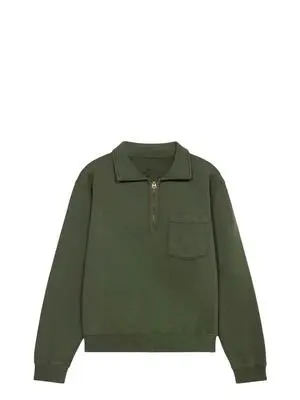 FORTELA Yale Zip Pocket Sweatshirt - Green