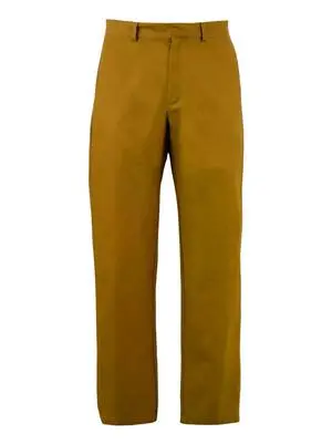 FORTELA Maine Cotton Trousers - Brown