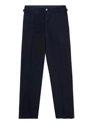 FORTELA Oklahoma Pleat Trousers Blue