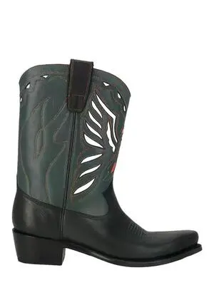 FORTELA Delilah Leather Boots - Green