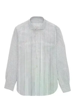 FORTELA Jack Striped Oxford Shirt - White