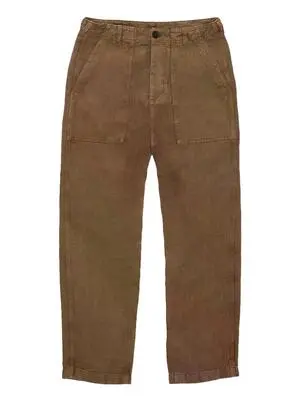 FORTELA Patch-pocket Trousers - Brown