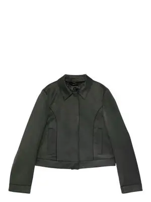TOM FORD Collar Crop Jacket - Green