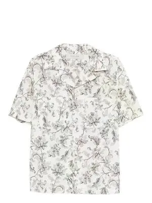 GOLDEN GOOSE Floral-print Shirt - Neutrals