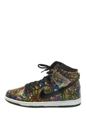 JORDAN Air Sb Dunk High Concepts Graphic-print Sneakers - Black