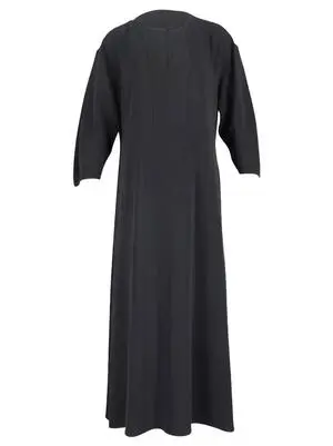 TOTEME Crew-neck Maxi Dress - Black