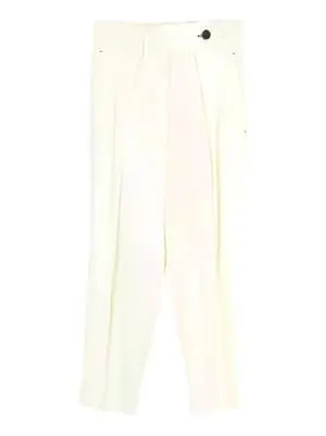 Max Mara Pleated Straight-leg Trousers - Neutrals